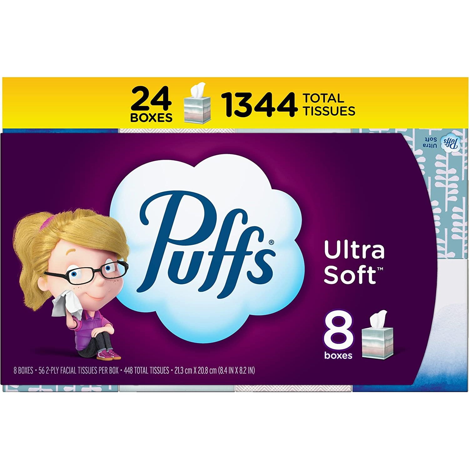 Ultra Soft Non- Facial Tissues, 24 Cubes, 56 Tissues Per Box - Walmart.com