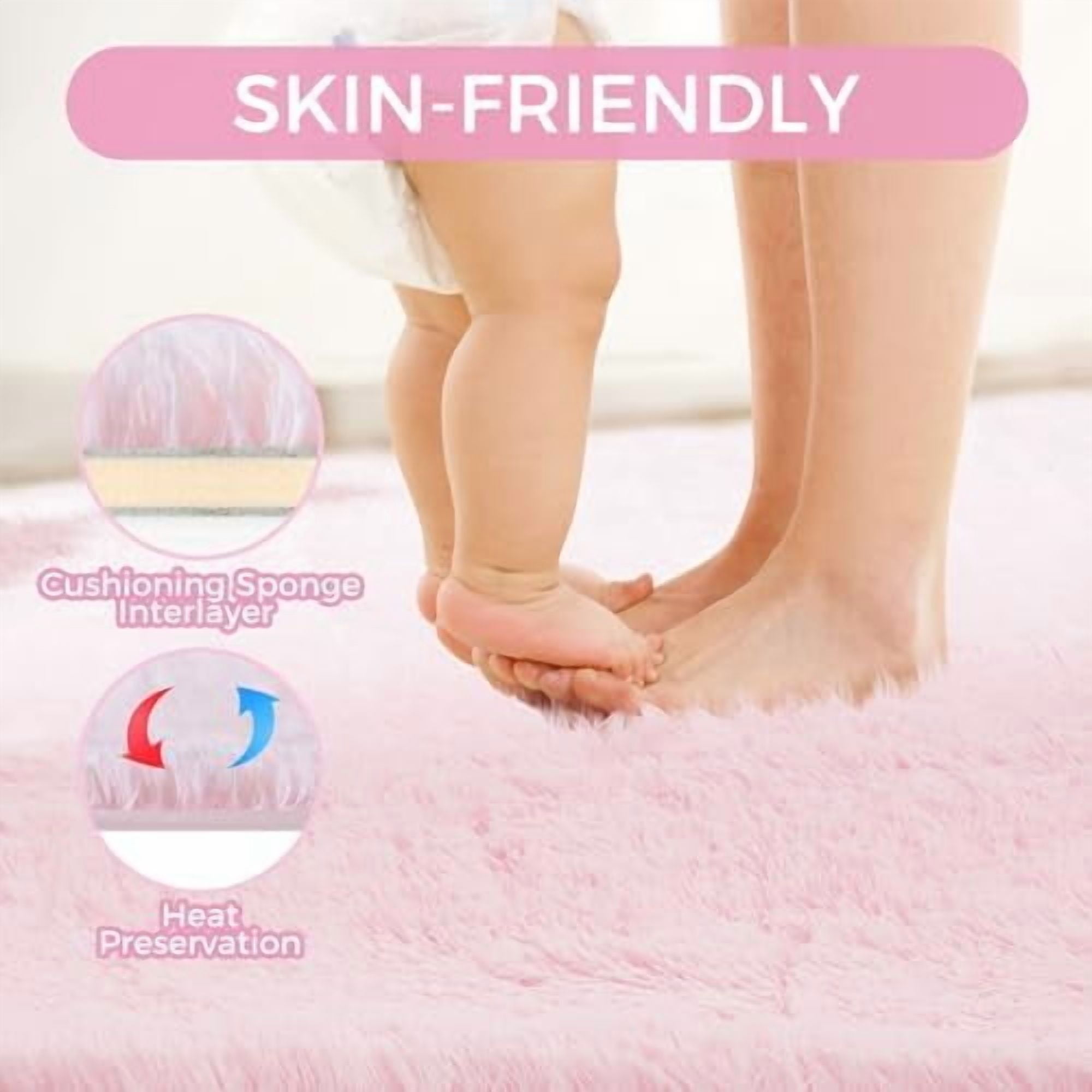 Ultra Soft Rug for Living Room, 5X8 Fluffy Shag Area Rug for Bedroom ...