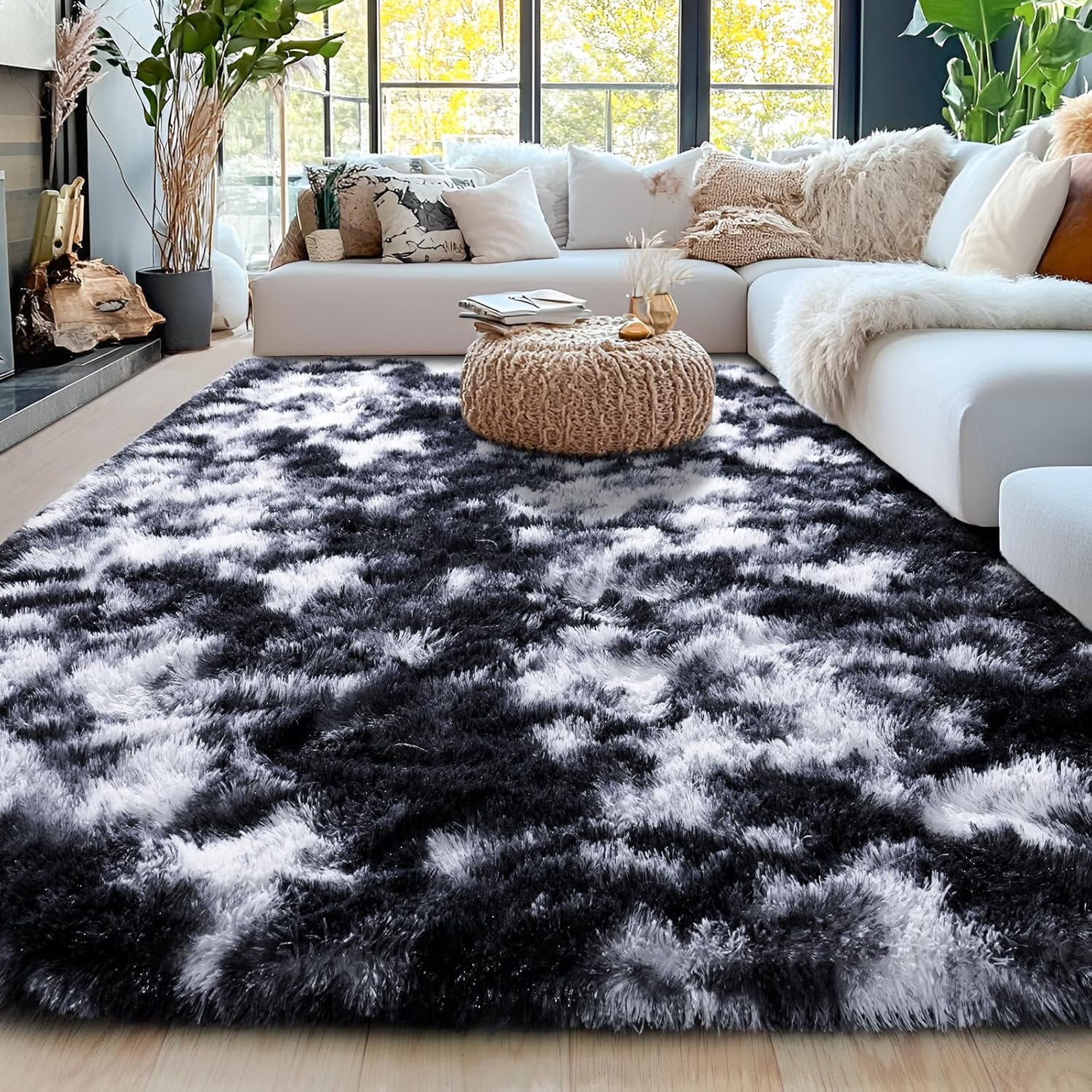 Ultra Soft Rugs for Living Room Bedroom, 5x7 Area Rugs for Living Room ...