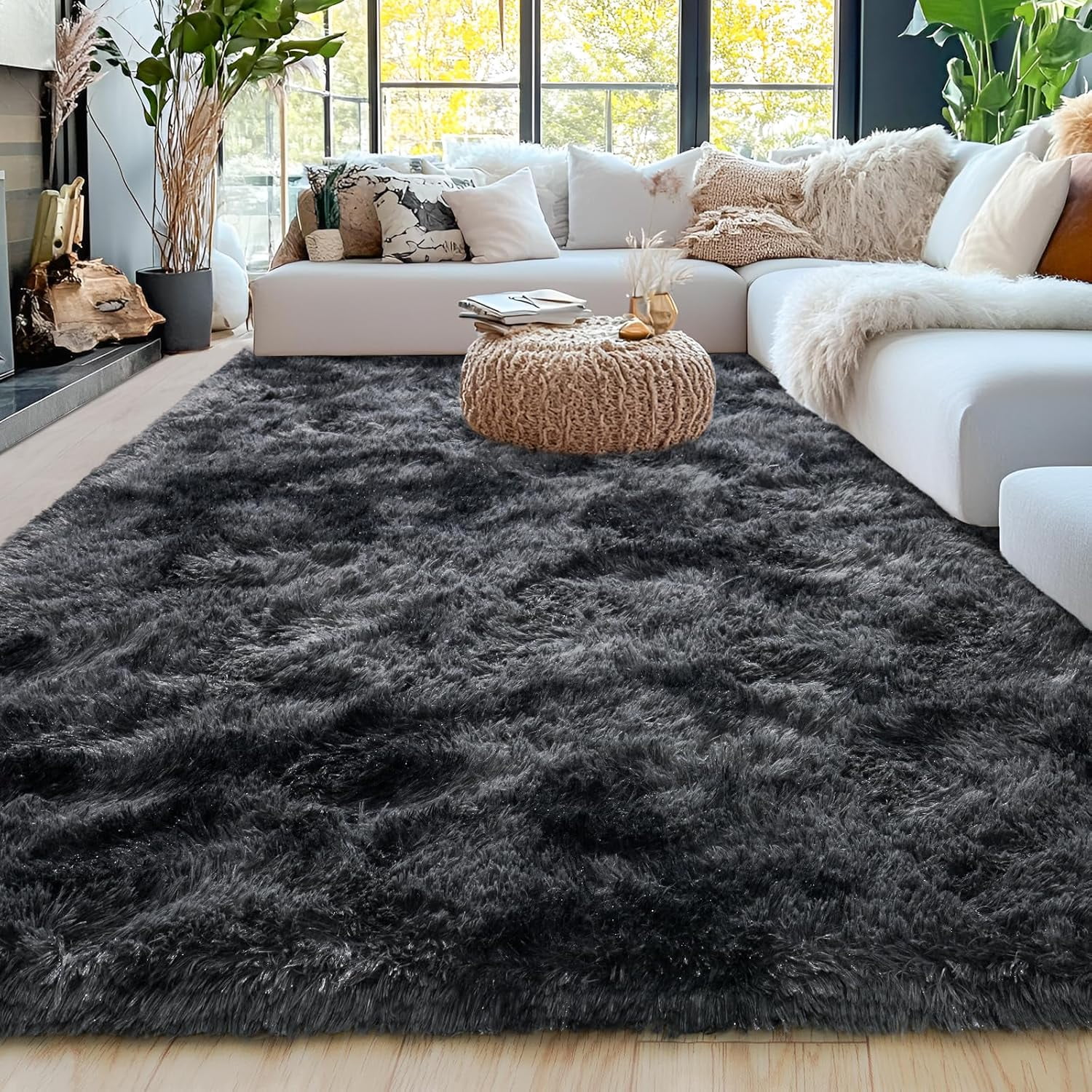 Ultra Soft Rugs for Living Room Bedroom, 5x7 Area Rugs for Living Room ...