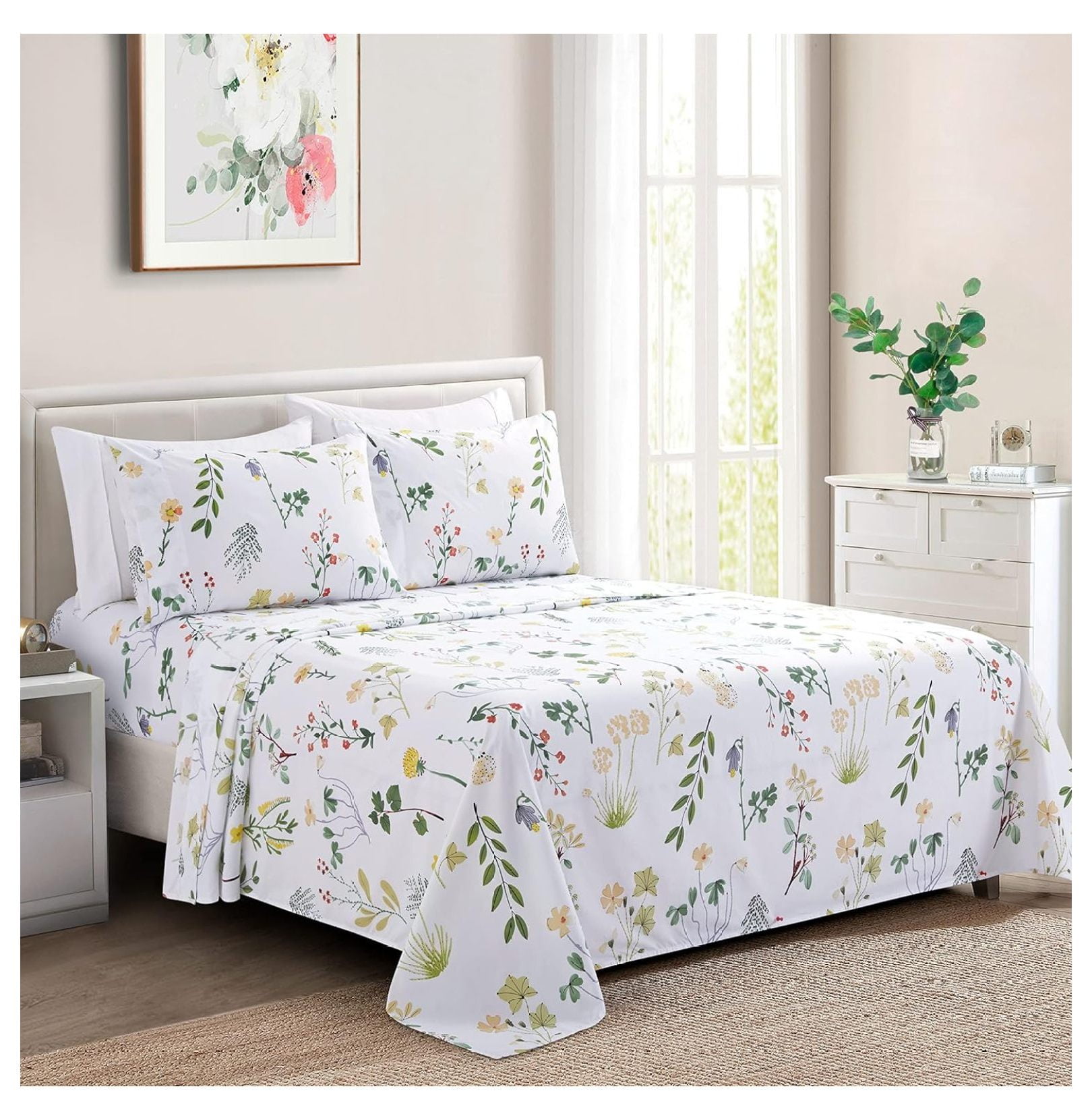 Ultra Soft Silky Deep Pocket Rich Printed Bedding Rayon from Bamboo All ...