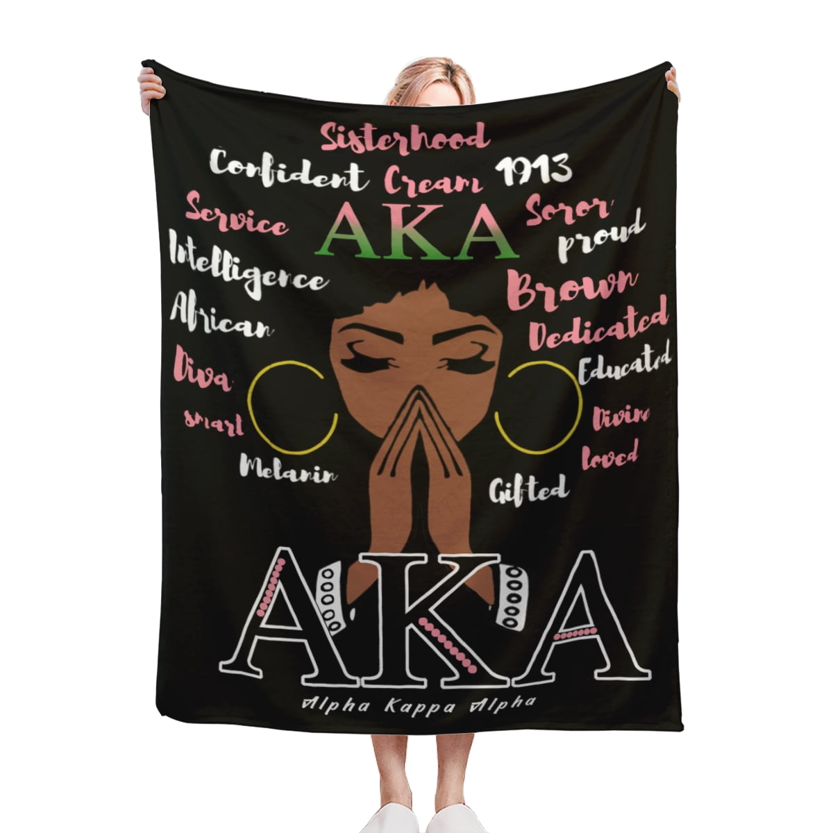 Ultra-Soft Throw Blanket AKA Alpha Kappa Alpha Sorority Blankets ...
