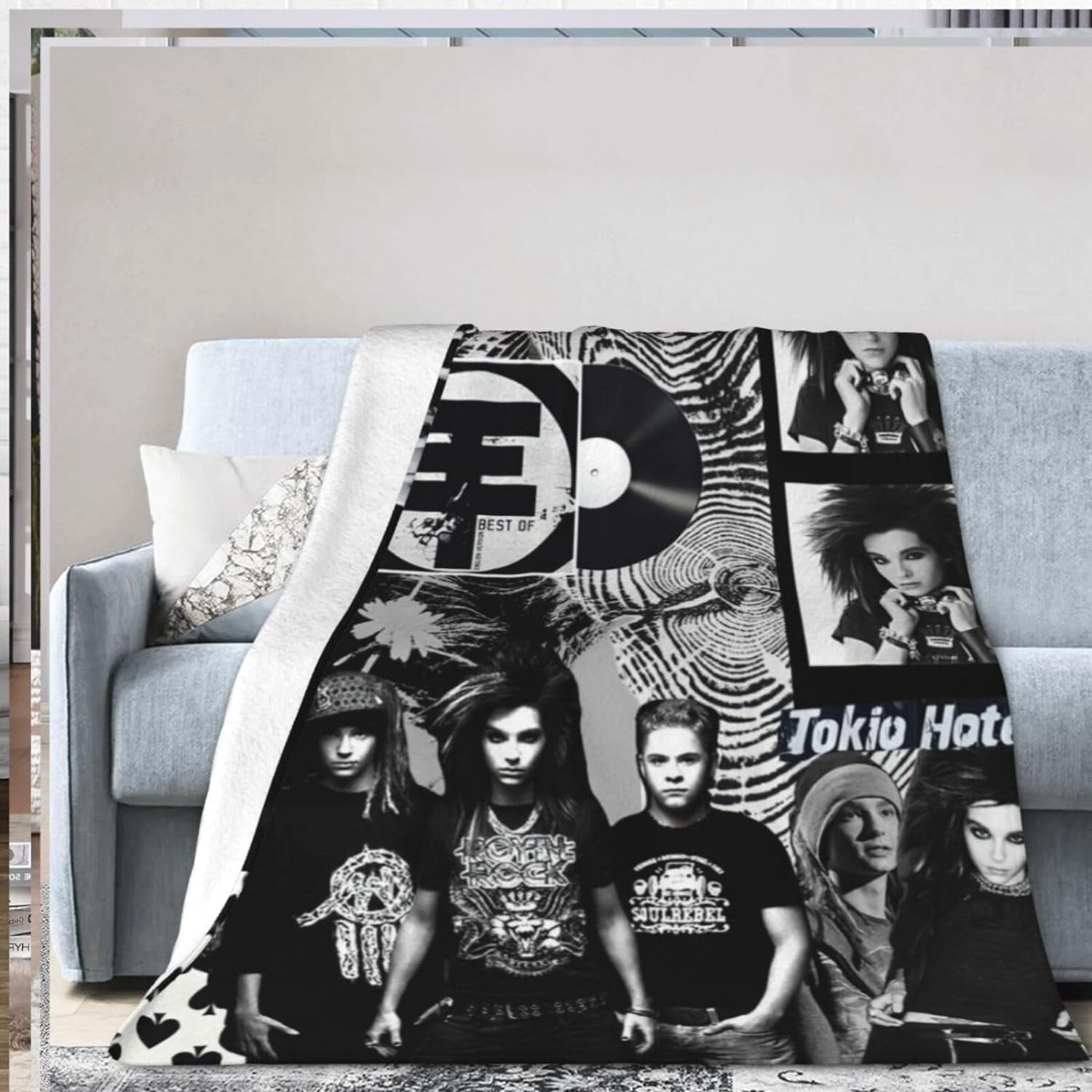 Ultra Soft Throw Blanket Tokio Music Hotel Flannel Light Weight Warm ...
