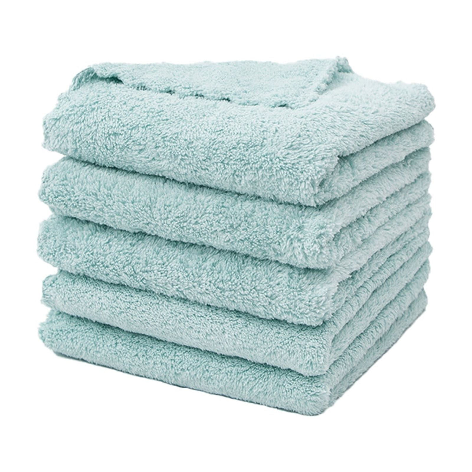 Ultra Soft Washcloths, Premium Microfiber Towel Sets 10x10 inches ...