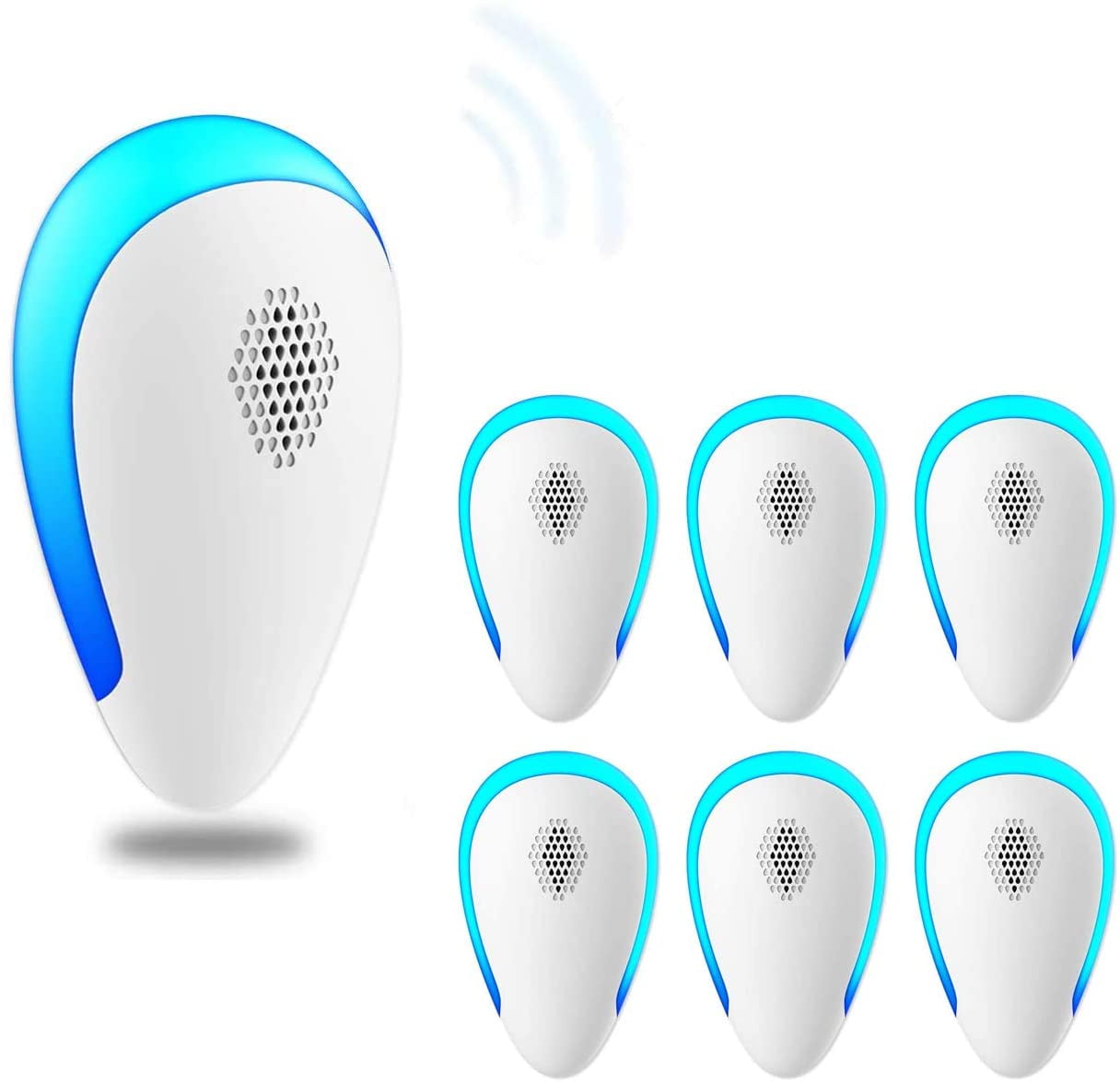 Ultra Sonic Pest Repel-ler 6 Pack,Plug in Indoor Pest Control for ...