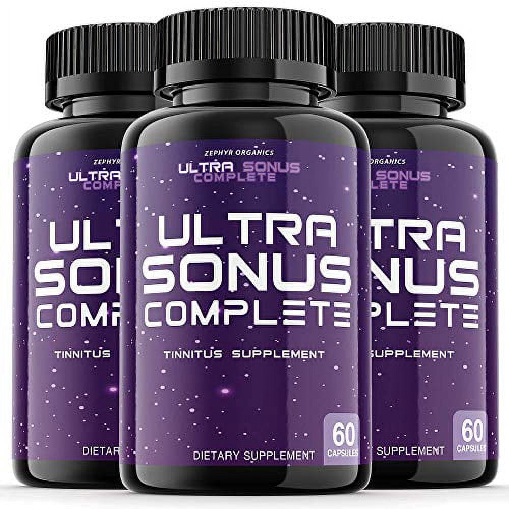 Ultra Sonus Complete Tinnitus Supplement Pills, Premium Sonus Relief ...