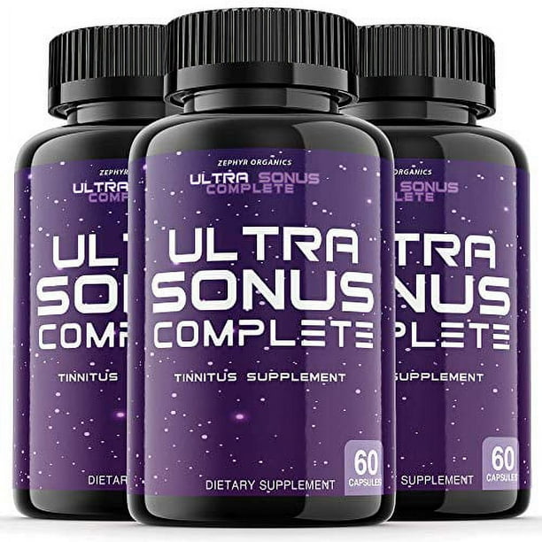 Ultra Sonus Complete Tinnitus Supplement Pills, Premium Sonus Relief Supp Capsules for The ...
