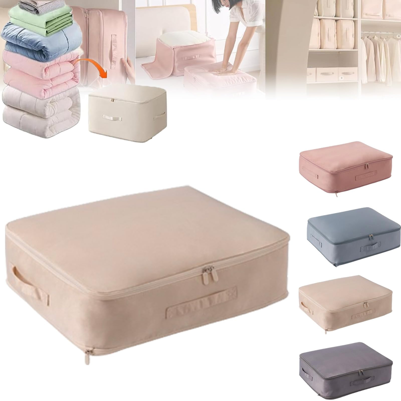 Ultra Space Saving Self Compression Organizer, 2024 Upgrade Space ...