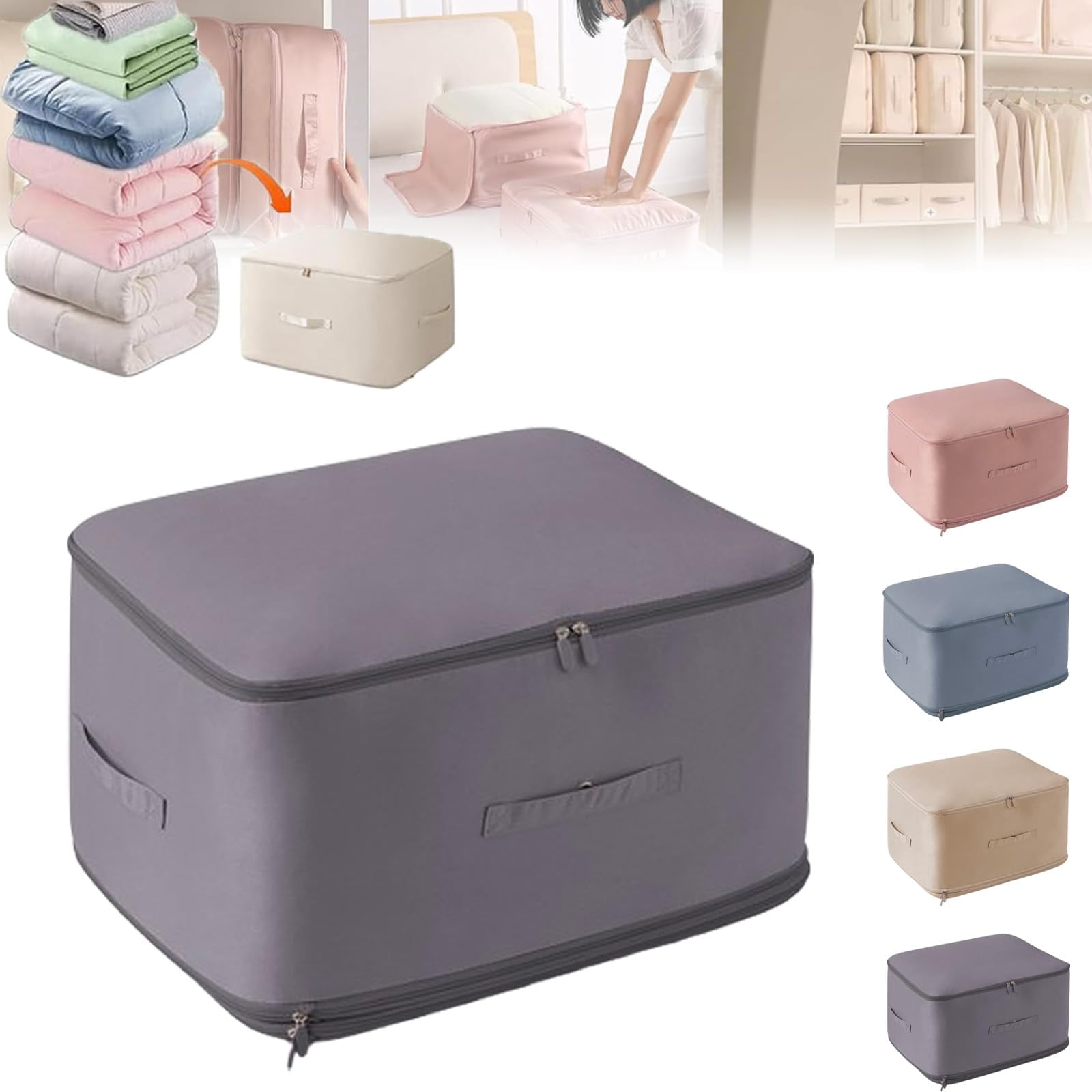 Ultra Space Saving Self Compression Organizer, 2024 Upgrade Space ...