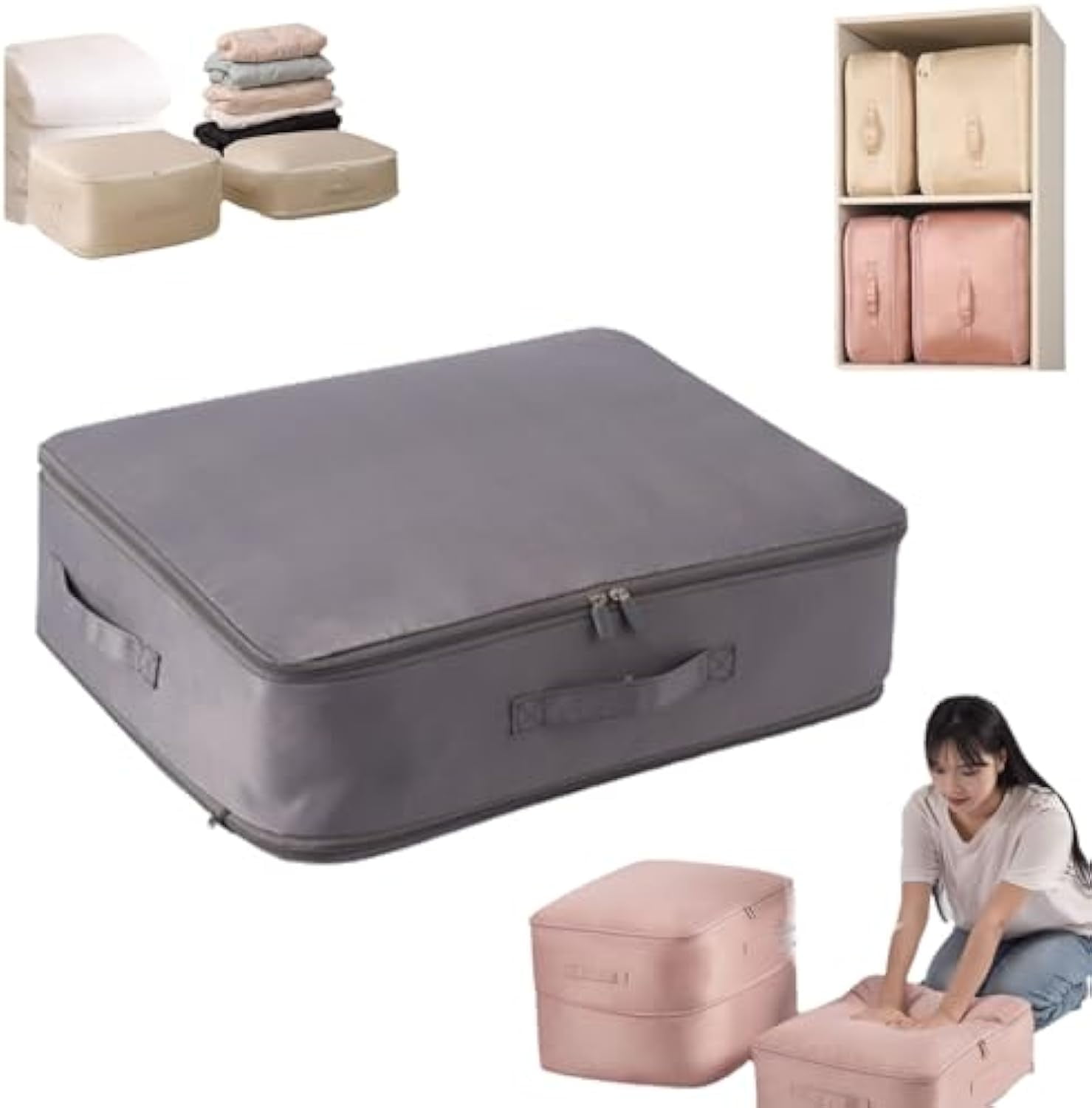 Ultra Space Saving Self Compression Organizer, Compression Duvet ...