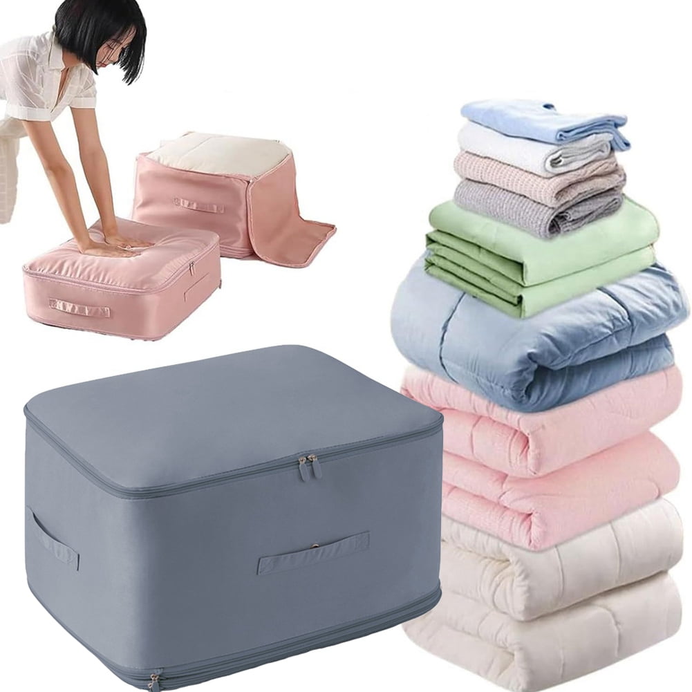 Ultra Space Saving Self Compression Organizer, Space Saver Quilt ...