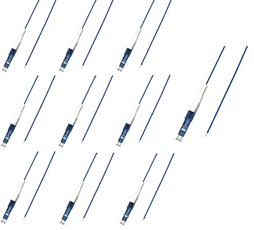 Ultra Spec Cables 10 Pack LC Singlemode 9/125 Simplex Pigtail Fiber ...