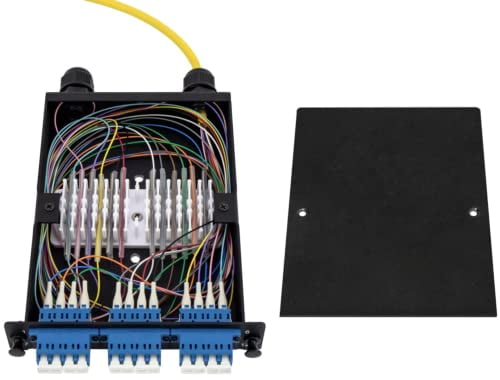 Ultra Spec Cables 12 Fiber LC/UPC SM LGX Cassette, pre-Loaded with LC ...