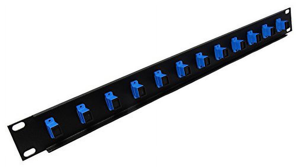 Ultra Spec Cables 12 Port SC Fiber Patch Panel Singlemode (Blue ...