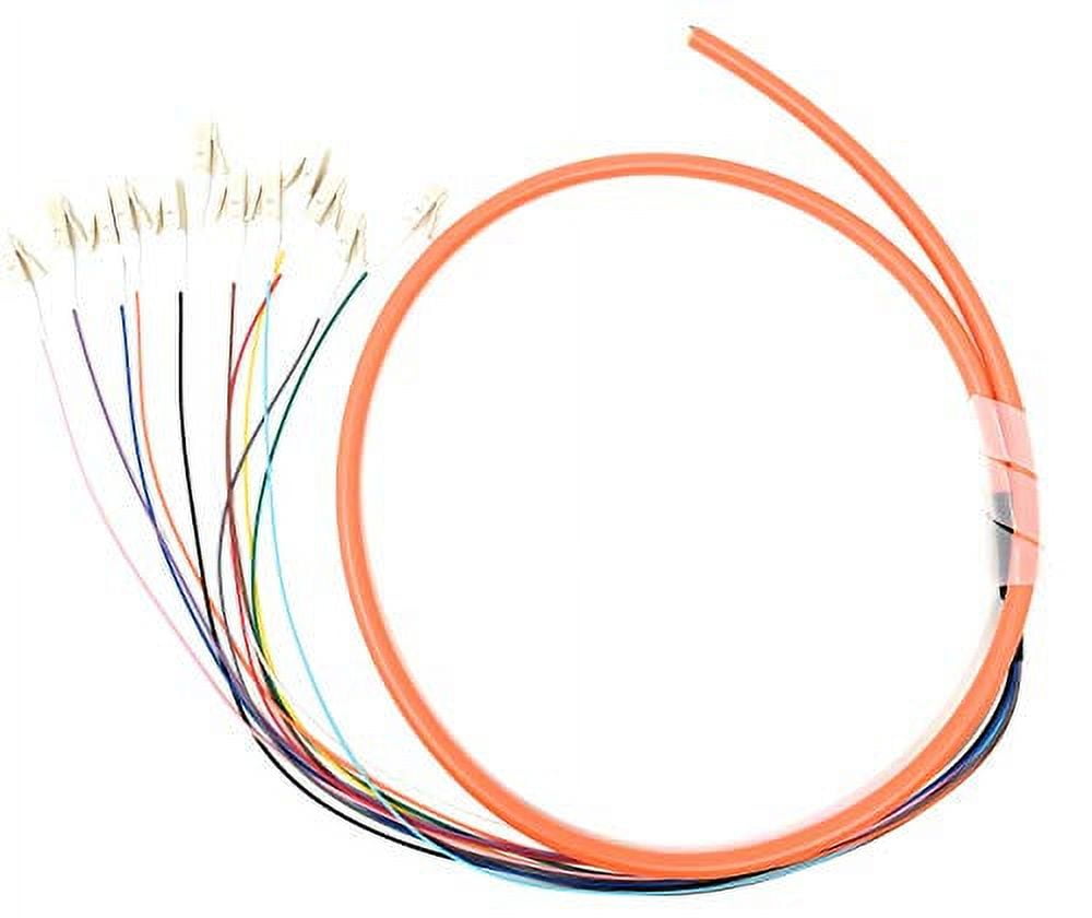Ultra Spec Cables 12 Strand OM1 62.5/125 Multimode LC-UPC Fiber Pigtail ...