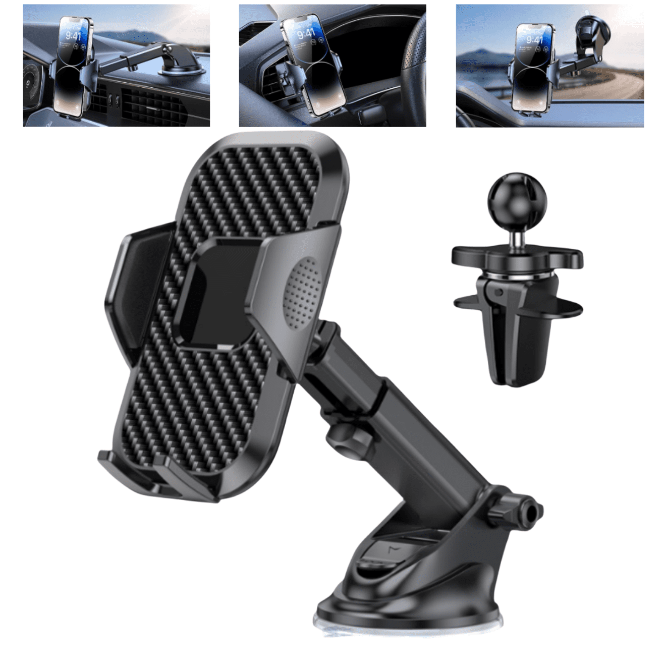 Ultra Stable Phone Holders for Your Car [Powerful & 360 Adjustable ...