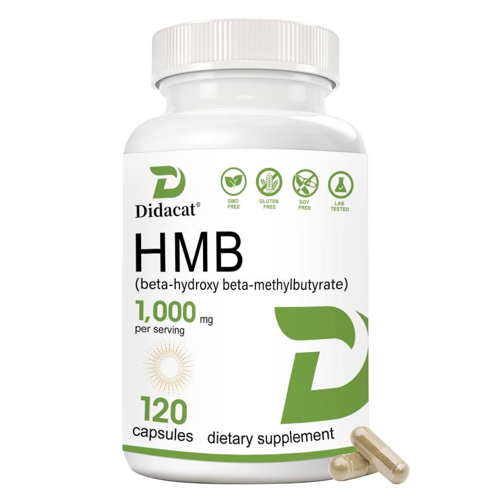 Ultra Strength HMB Supplements 1000mg Per Serving, Supports Muscle ...
