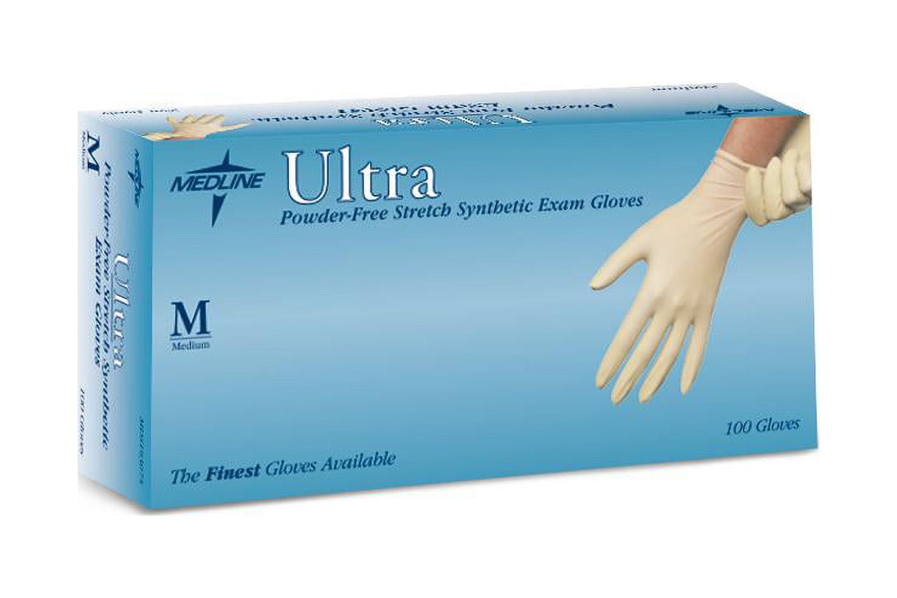Ultra Stretch Synthetic Exam Gloves,Medium - Walmart.com