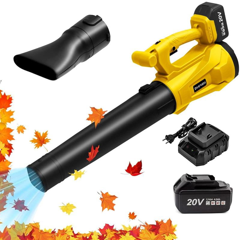 Ultra Strong Cordless Leaf Blower, Powerful Electric Leaf Blower, 6 ...