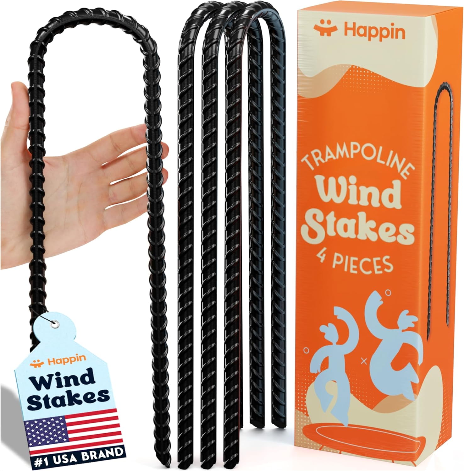 Ultra Strong Trampoline Stakes Anchors High Wind, Ground Anchors Heavy ...
