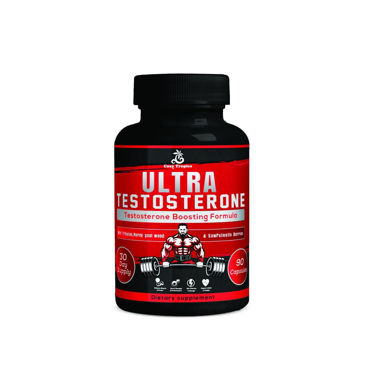 Ultra Testosterone Booster for Men Natural Strength & Stamina Support ...