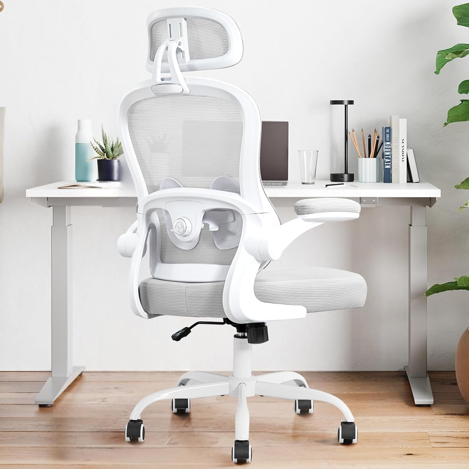 Ultra Thick Ergonomic Office Chair - Adjustable Lumbar Support ...