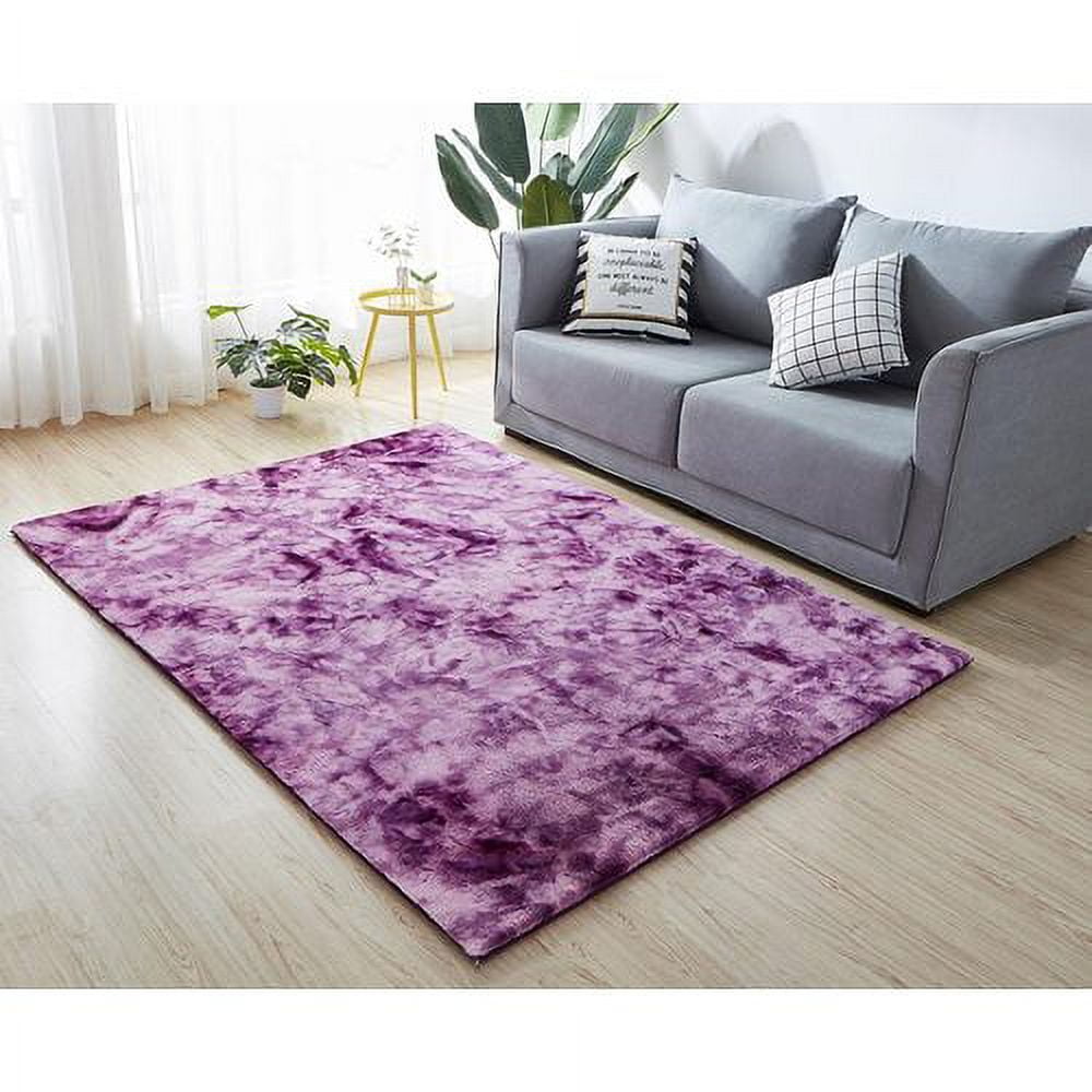 Ultra Thick and Soft Faux Fur Area Rug, Modern Shaggy Furry Plush Rug ...