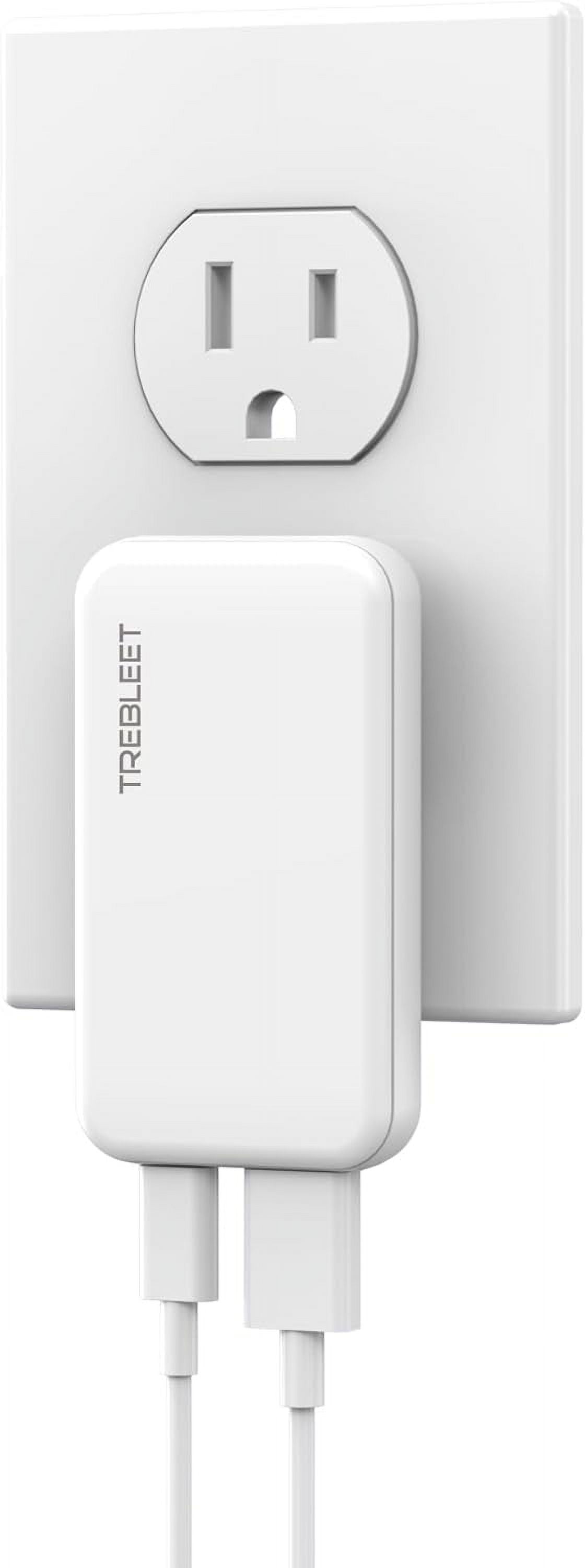 Ultra-Thin 20W USB-C PD Fast Portable Charger, 2-Port Wall Charger ...