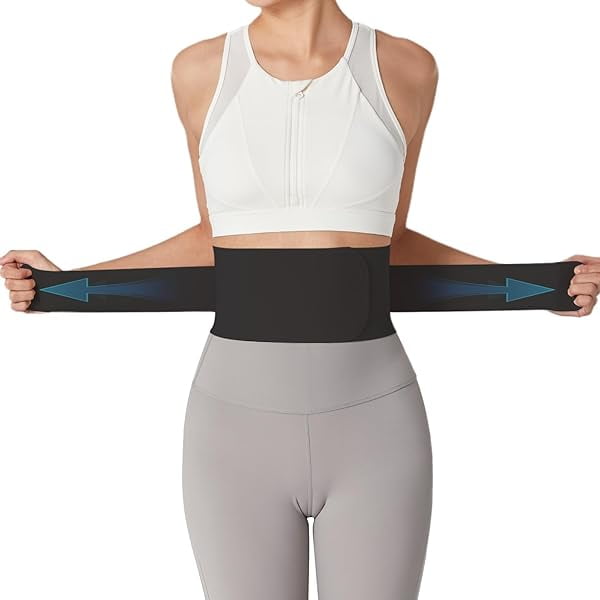 Ultra Thin Back Brace for Lower Back, Breathable Lightweight Back Brace ...