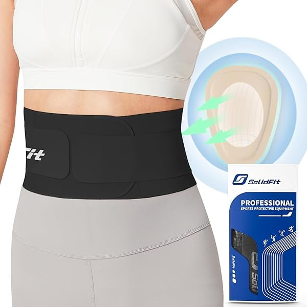 Ultra Thin Back Brace for Lower Back Pain Women, Lightweight Lower Back ...