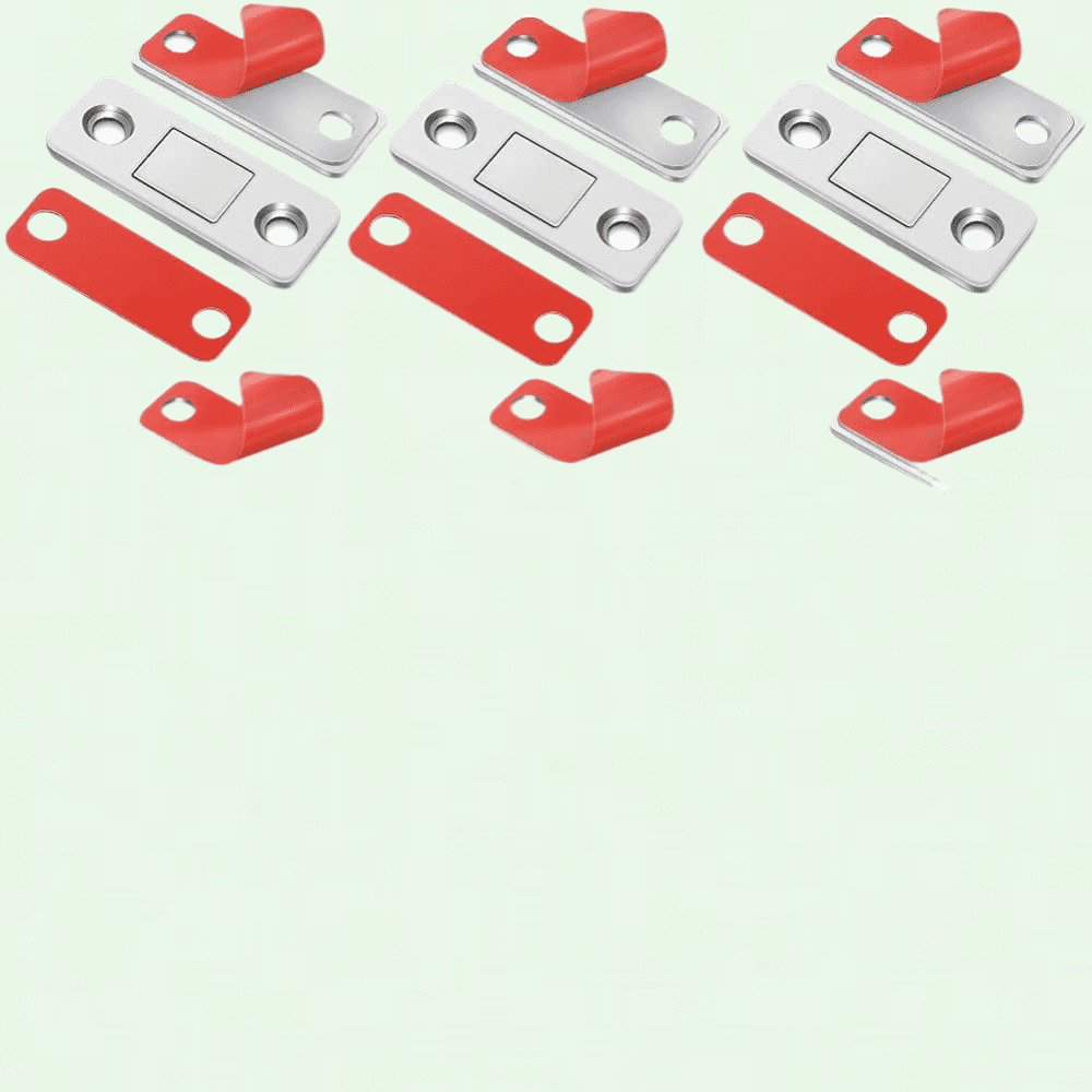 Ultra Thin Cabinet Magnets, 8 Pack Magnetic Door Catch, Stainless Steel ...
