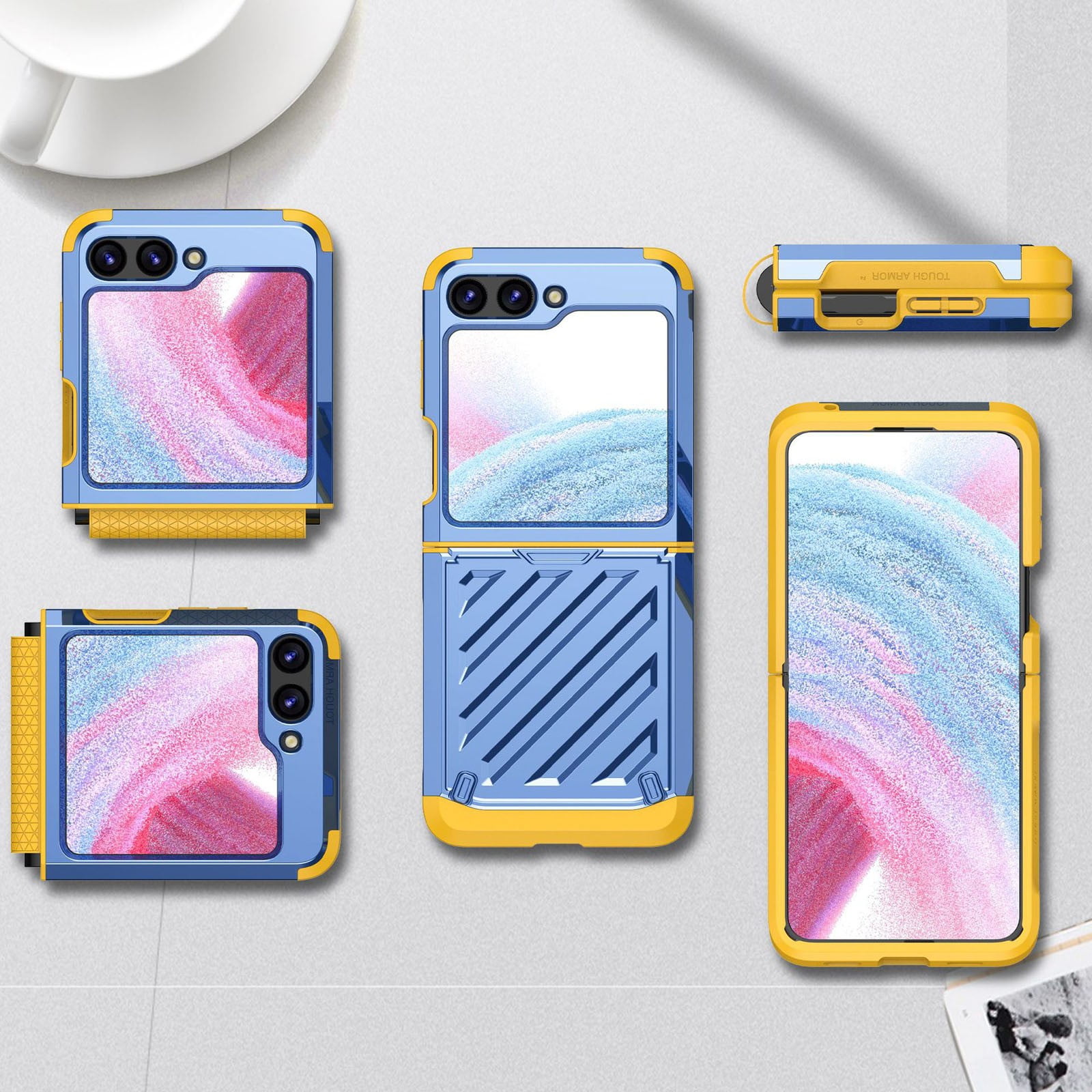 Ultra Thin Captivating Detachable Spring Case Film Integrated Case For ...