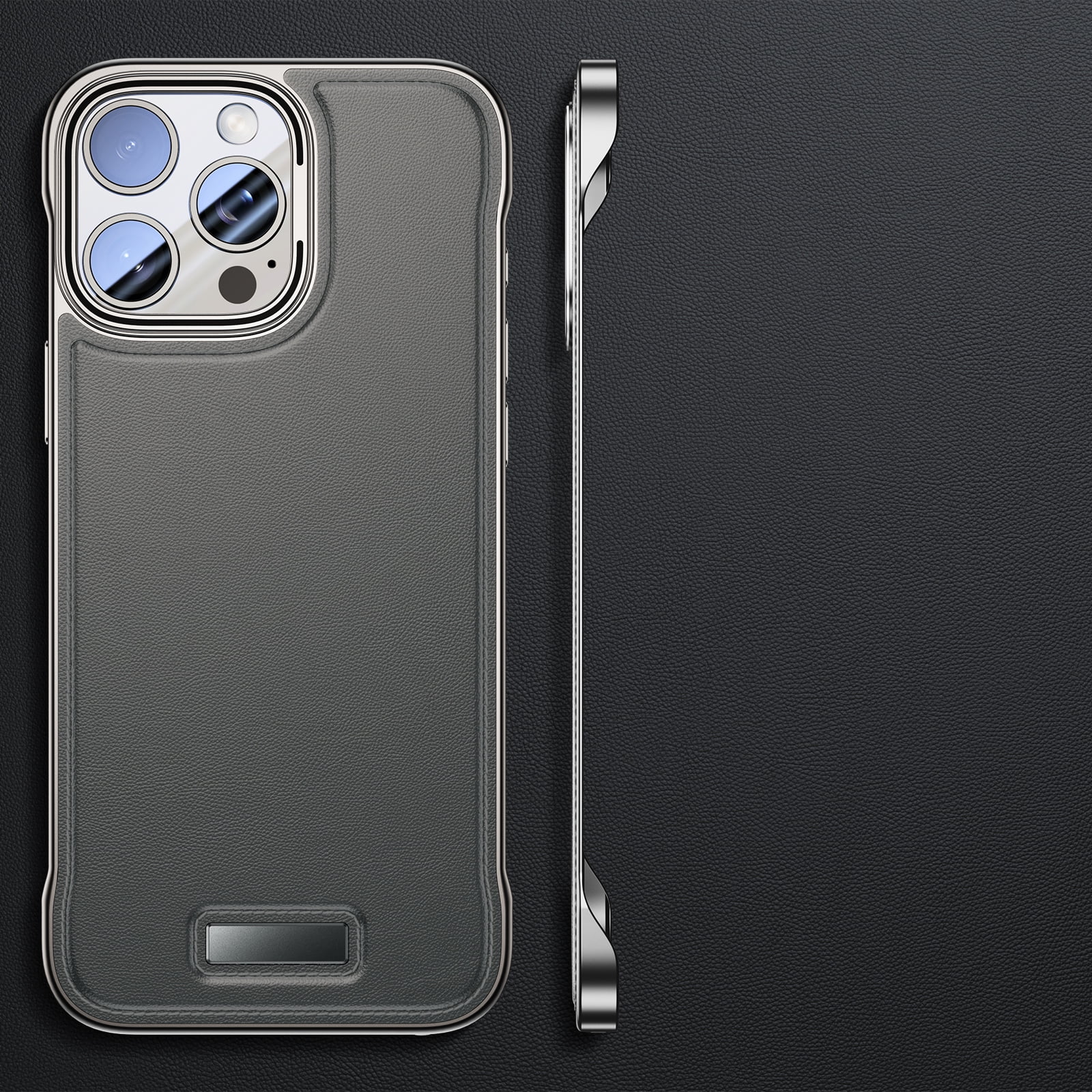 Ultra-Thin Designed for iPhone 16 Frameless Case, Slim Minimalist Bare ...