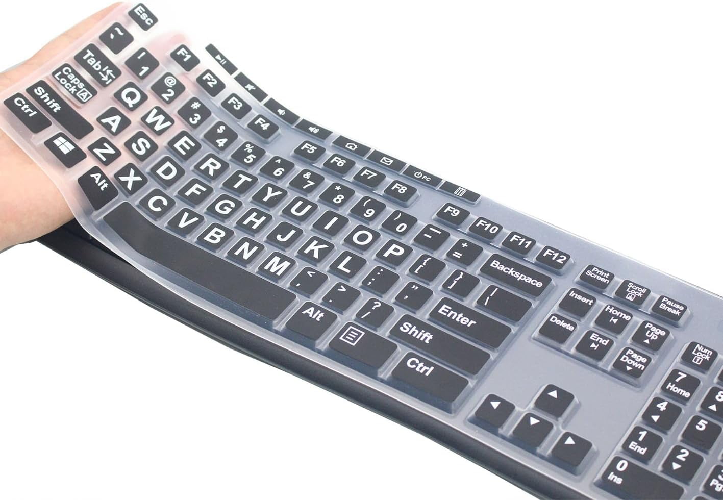 Ultra Thin Desktop PC Silicone Keyboard Cover Skin Protector Compatible ...