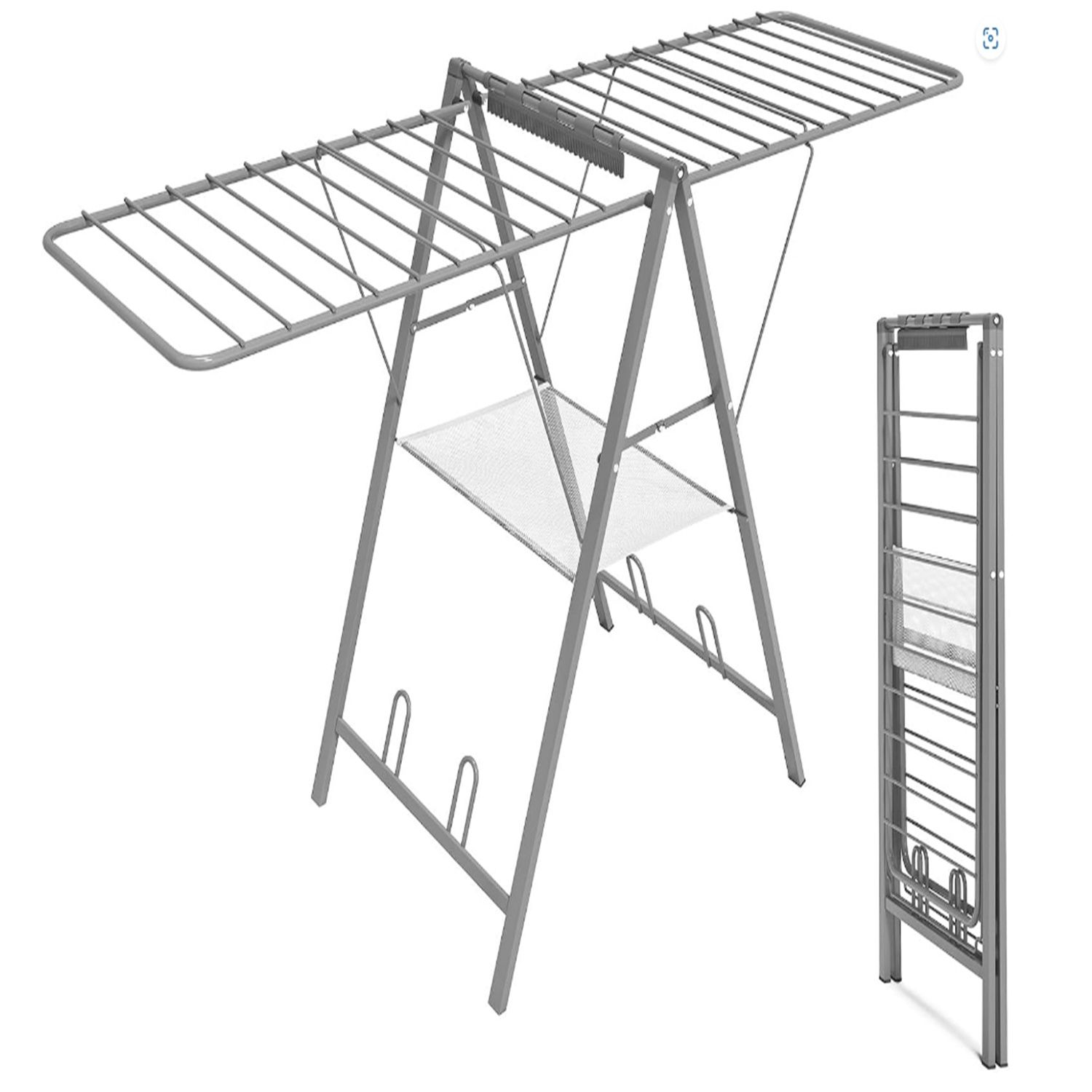 Ultra Thin Drying Rack – Foldable Clothes Drying Rack with Enhanced ...