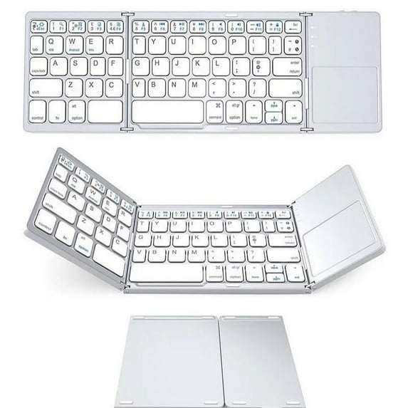 [Ultra-Thin Foldable Keyboard] Ultra-Thin Wireless Portable Foldable ...