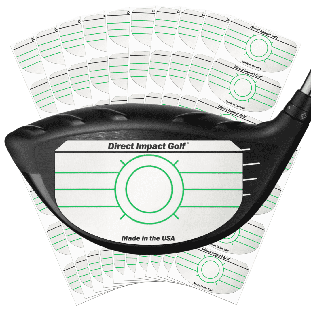 Ultra-Thin Golf Impact Tape by Direct Impact Golf. 100 Driver labels ...