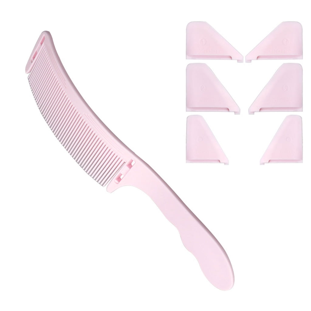Ultra Thin Hair Comb Antistatic Anti-slip Handle Haircut Curved Comb ...