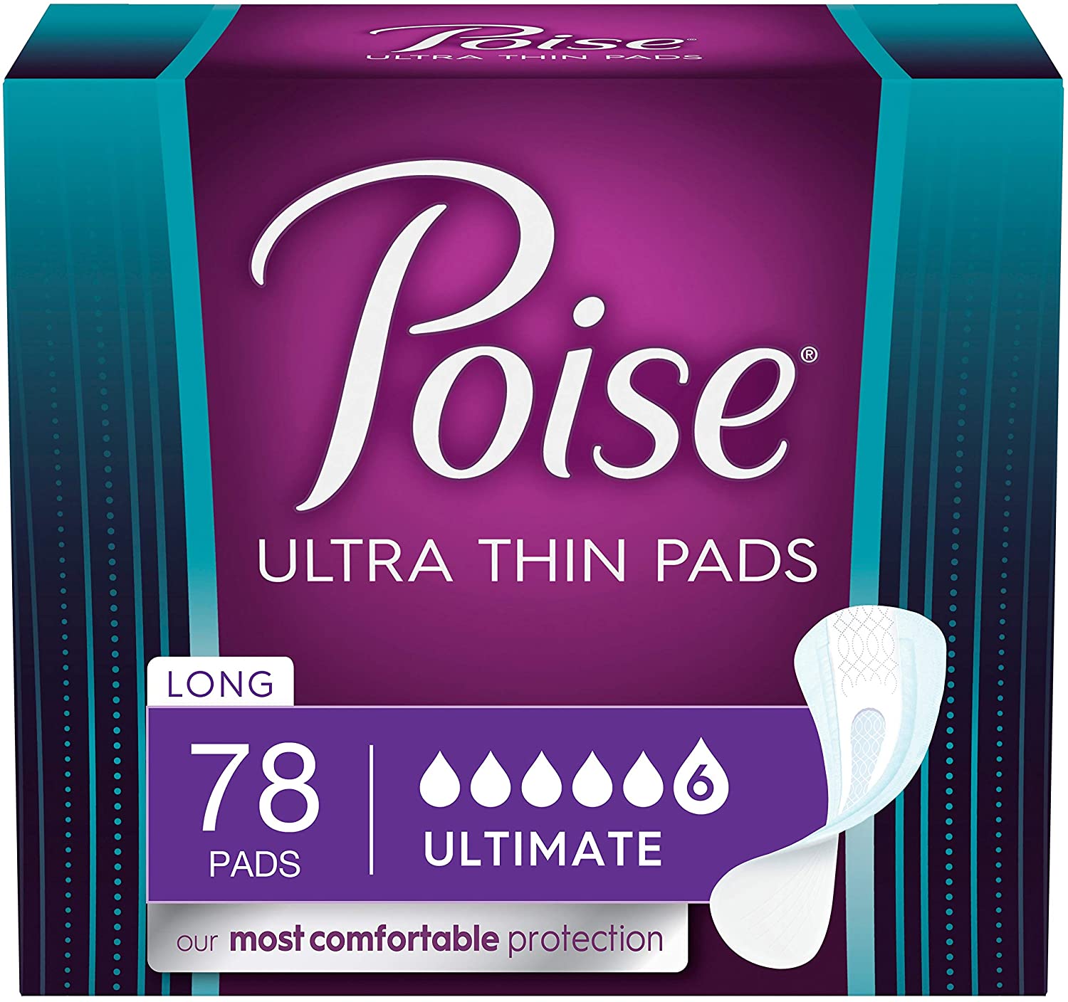 Ultra Thin Incontinence Pads for Women, Ultimate Absorbency, Long ...