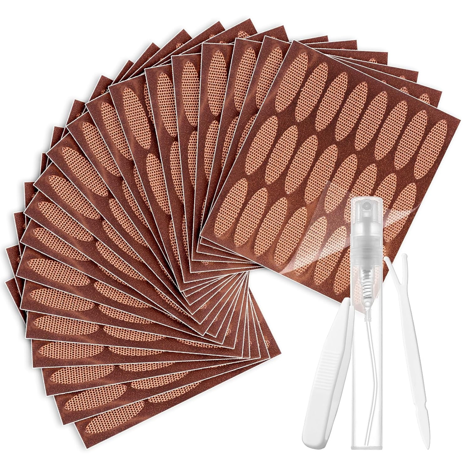 Ultra-Thin Invisible Lace Eyelid Tape 960 Count 20 Sheets Lace Pearl ...