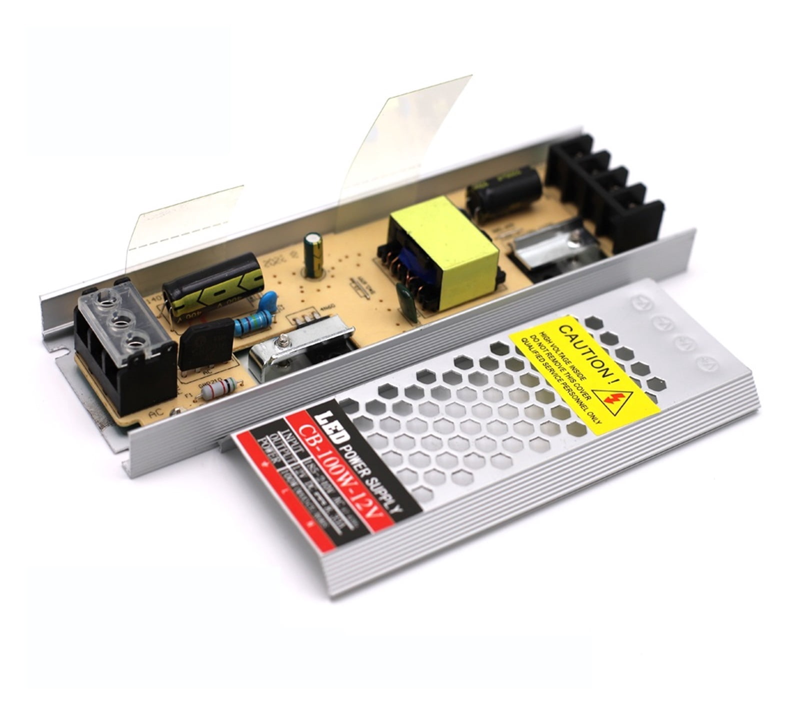 Ultra Thin LED Power Supply, DC 12V 24V Lighting Transformers, 60W 100W ...