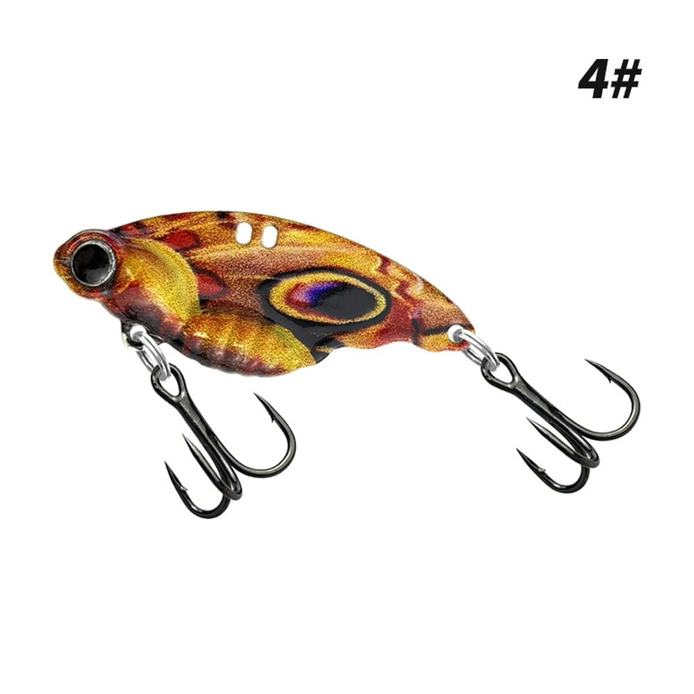 Ultra-Thin Lure - 7g/14g High-Vibration Swimming Bait with Treble Hooks ...