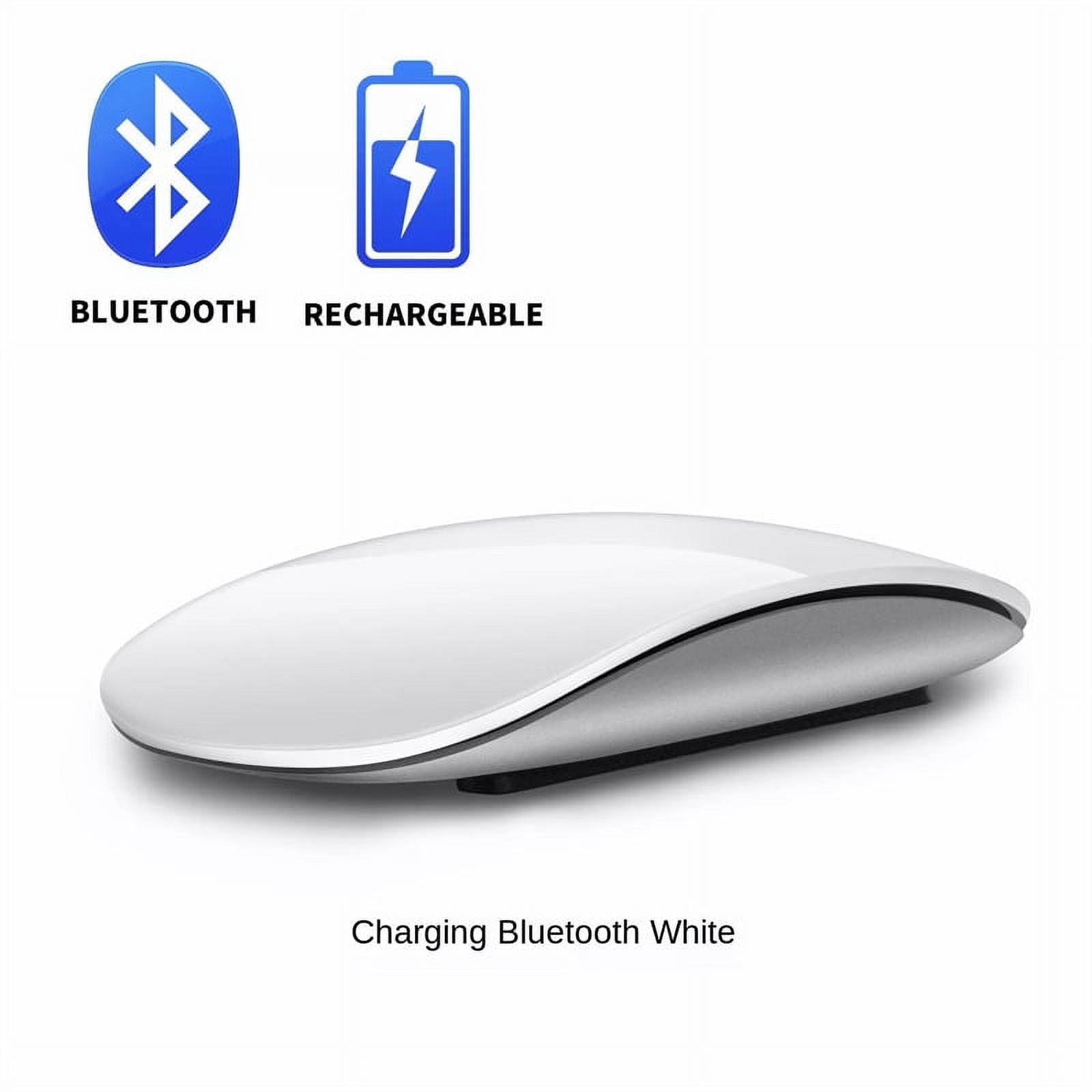 Bluetooth 5.0 Wireless Mouse Portable Rechargeable Silent Multi Arc ...