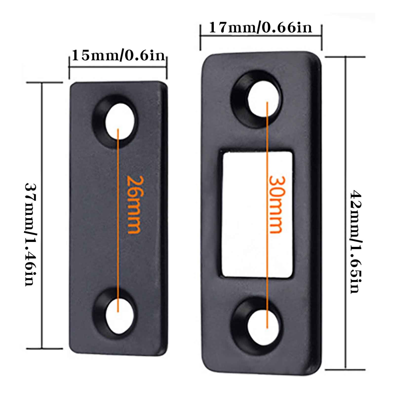 Ultra-Thin Magnetic Cabinet Door Closer - No-Drill Installation for ...