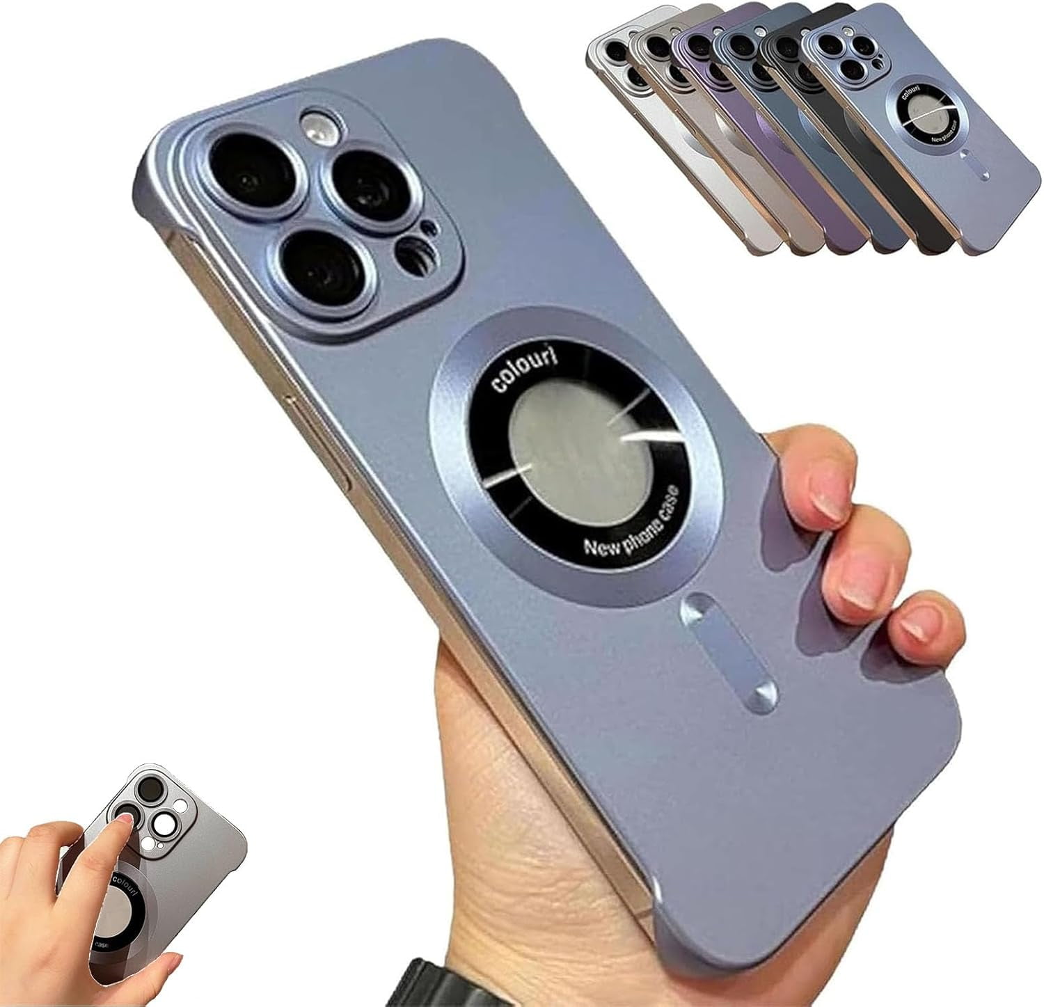 Ultra Thin Magnetic Case with Anti-Fingerprint Matte Finish, Borderless ...