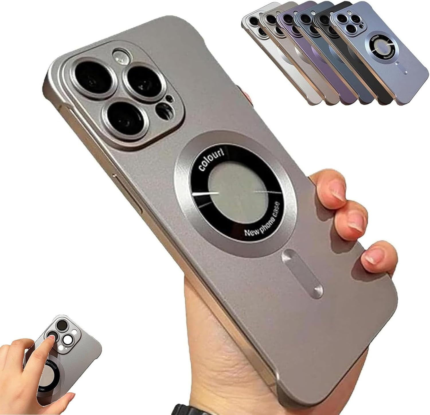 Ultra Thin Magnetic Case with Anti-Fingerprint Matte Finish, Borderless ...