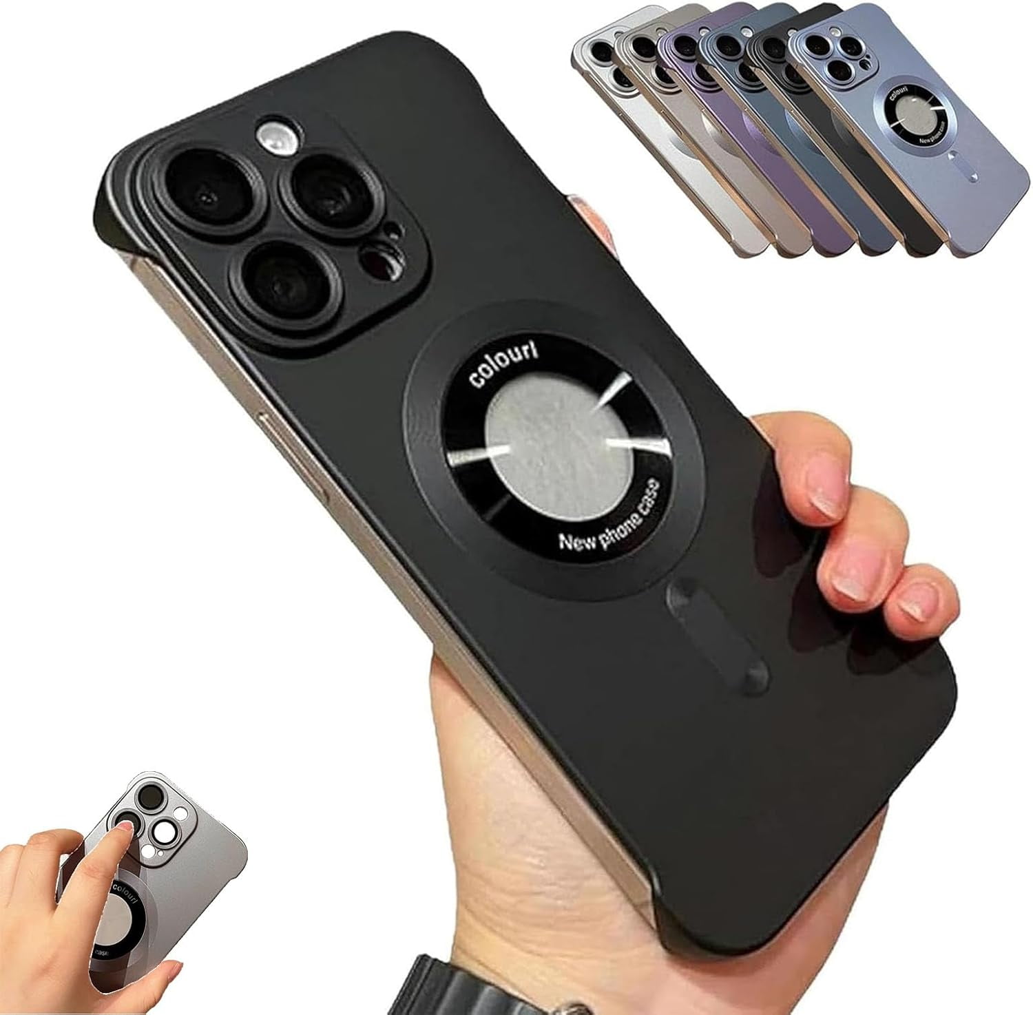 Ultra Thin Magnetic Case with Anti-Fingerprint Matte Finish, Borderless ...