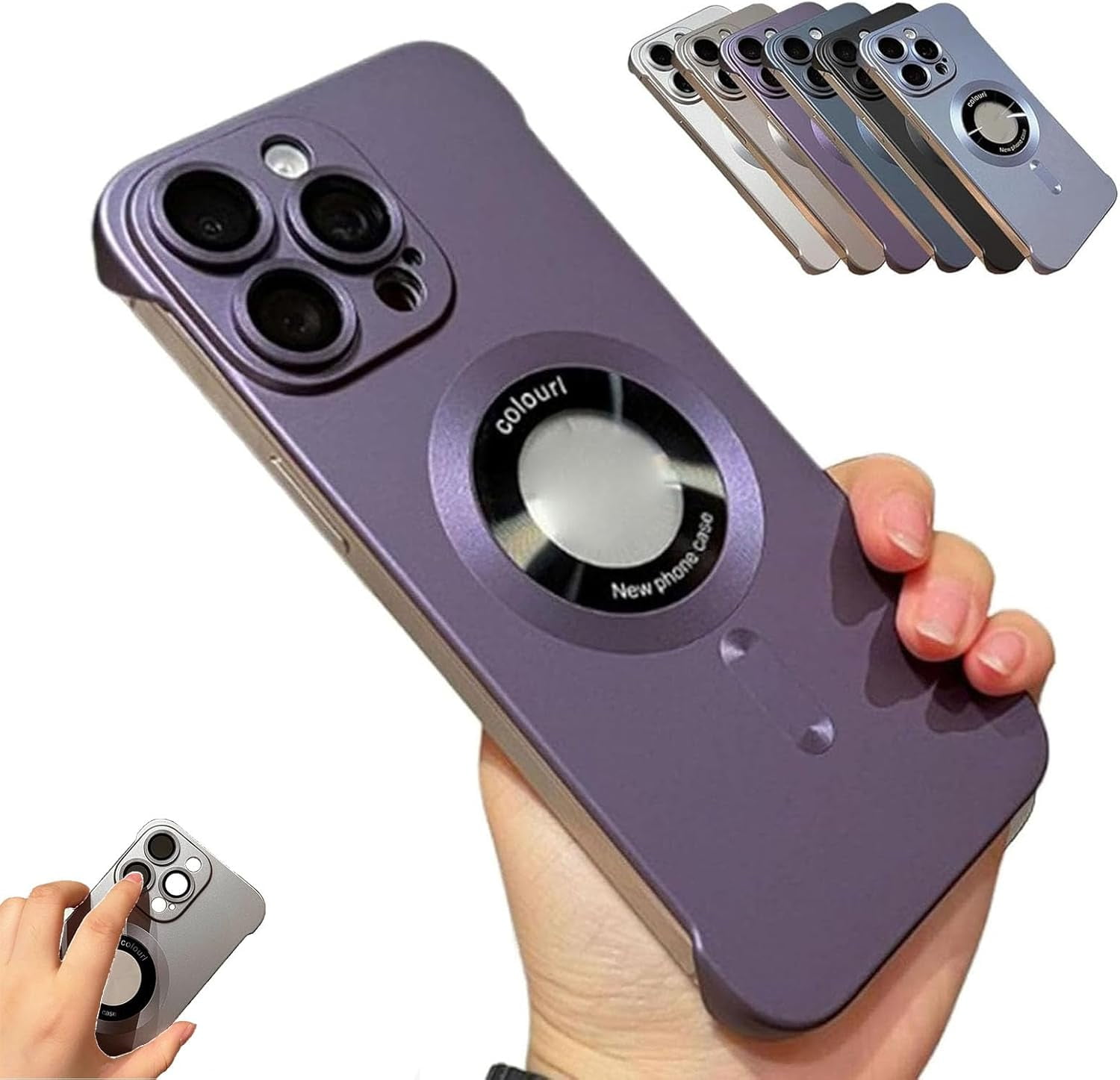 Ultra Thin Magnetic Case with Anti-Fingerprint Matte Finish, Borderless ...