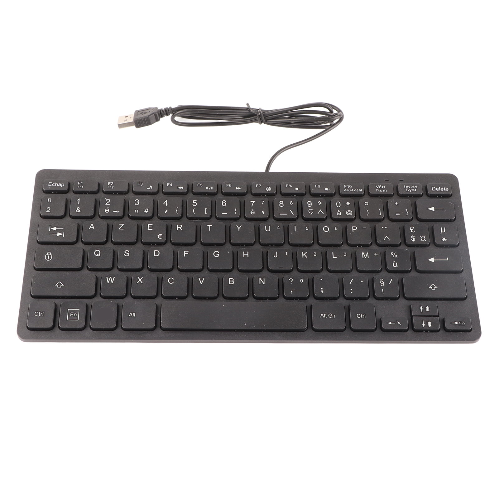Ultra-Thin Mini Wired Keyboard with 78 Keys for Enhanced PC & Laptop ...