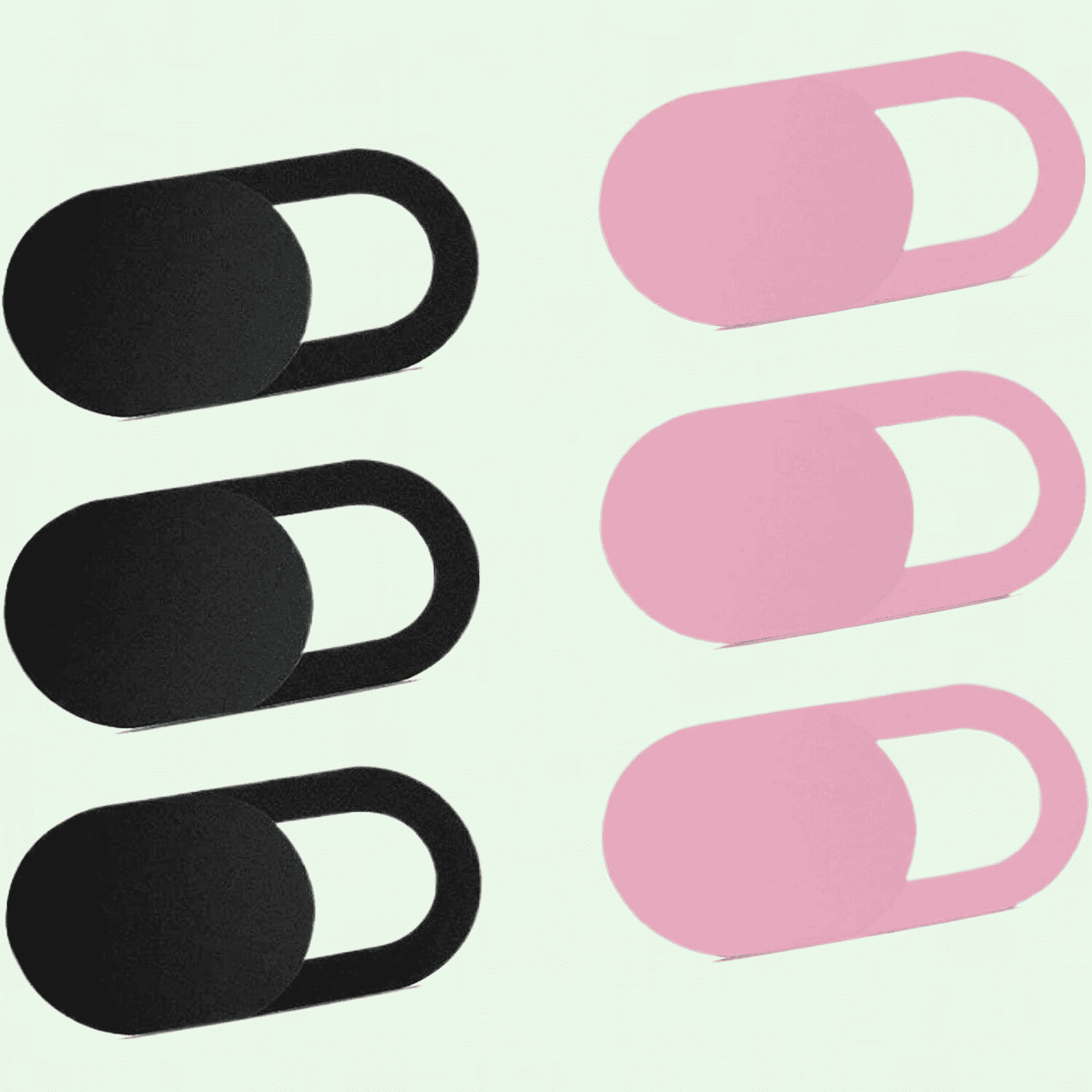 Ultra Thin Pink & Black Webcam Cover Slide - Protect Your Privacy and ...